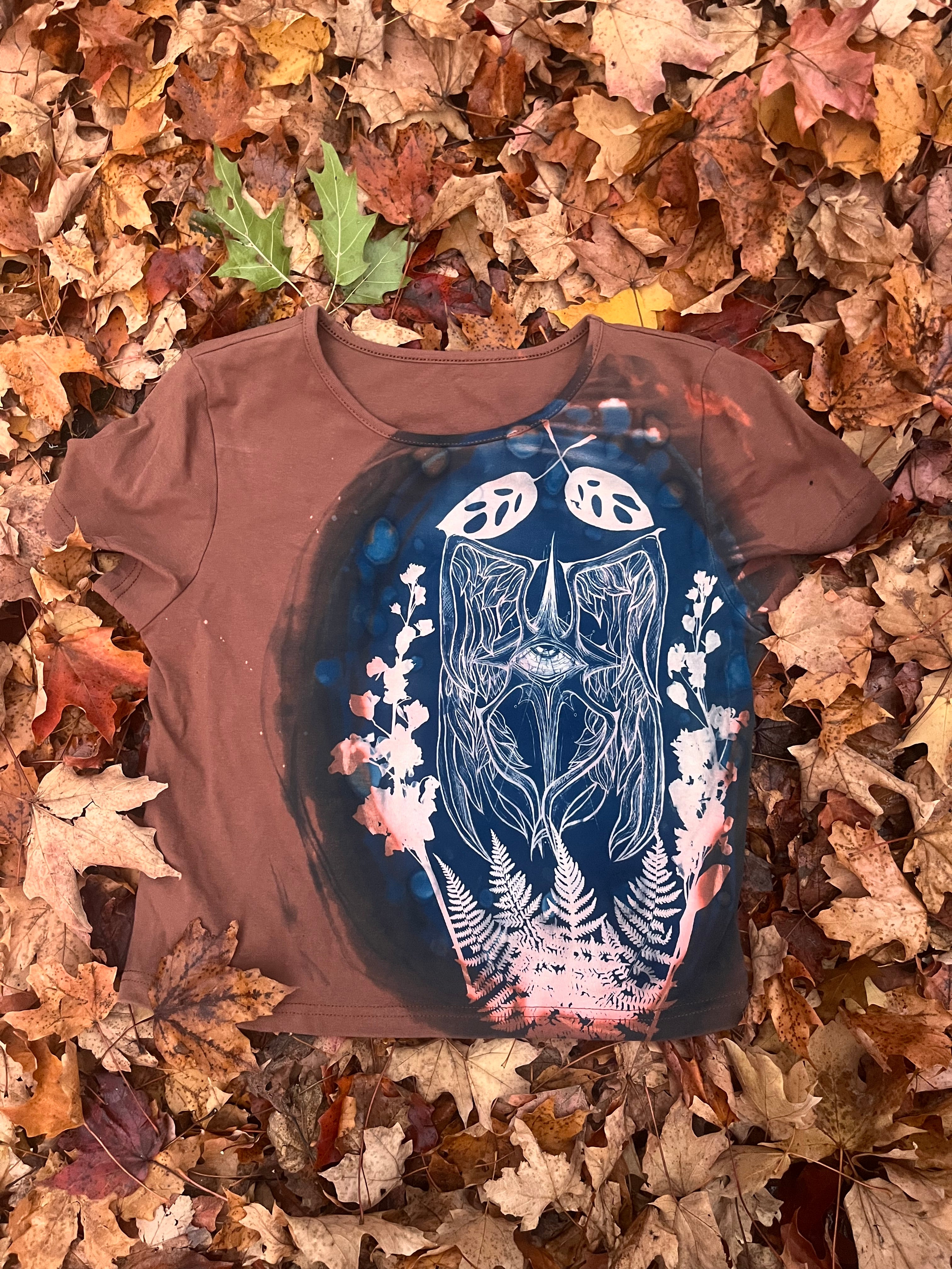 Biblical accurate angel crop top – Tara Matthews Cyanotypes